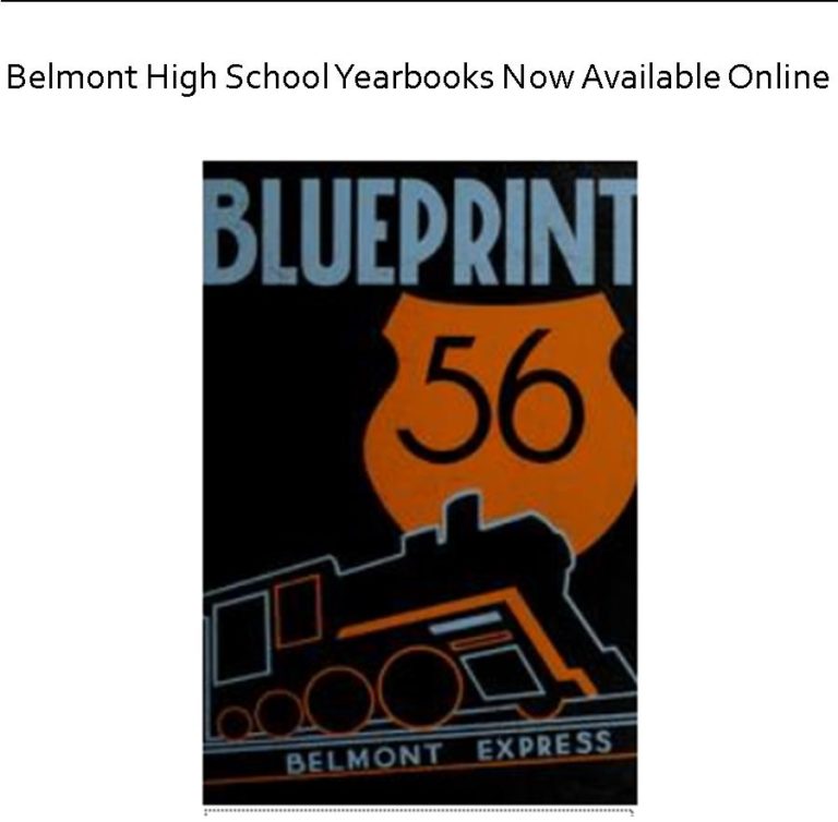 bhs-yearbooks-now-available - Belmont Public Library bhs-yearbooks-now-available - Belmont Public Library